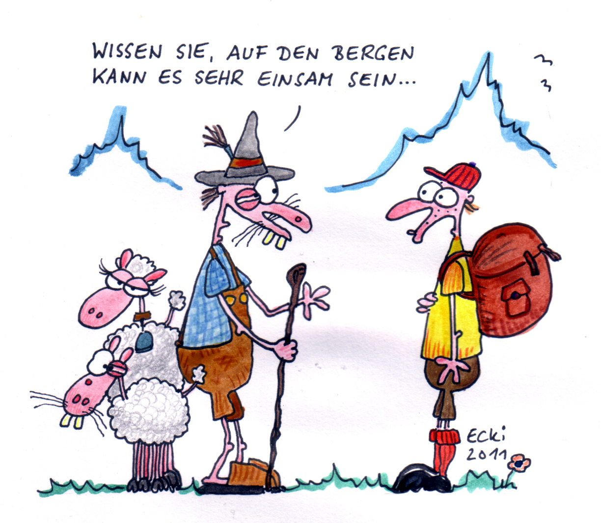 Ecki-Cartoon - Berufe